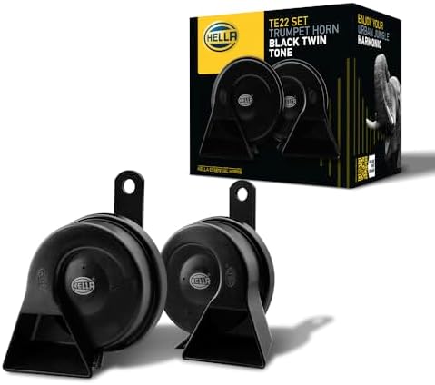 HELLA Trumpet Horn - ESSENTIAL HORN TE22 SET - 12V - 110dB(A ...