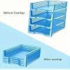 Amazon.com: 12 Pack Classroom Paper Storage Plastic Organizer Rainbow ...
