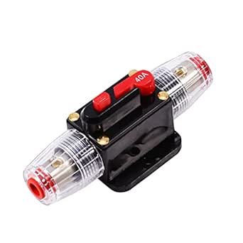 Amazon.com: 40A Circuit Breaker Switch, 12V-24V DC Resettable Fuse ...
