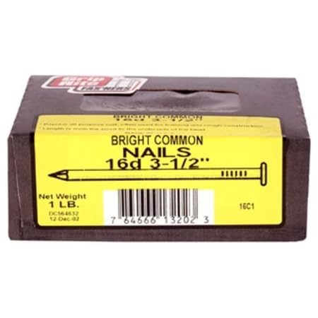 Amazon.com: GRIP-RITE 10C1 FASN'ERS 10D 9 Gauge 5/16" Head Bright ...