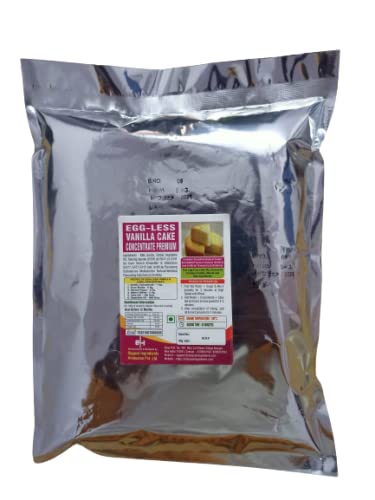 Egg Less Vanilla Cake Concentrate Premium (250 gm) : Amazon.in: Grocery ...