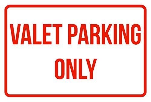 Vivityobert Rustic Metal Sign Post Valet Parking Only Business Safety ...