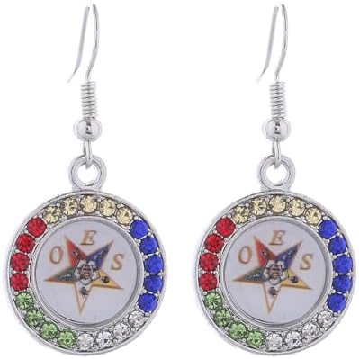 Amazon.com: OES Symbol Jewelry Crystal Order of The Eastern Star OES ...