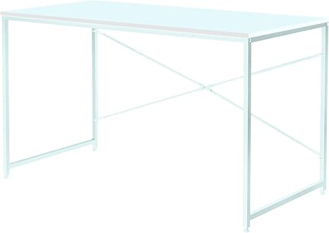 Amazon | 牧小苫\msmr シンプルワークデスク モニターアーム対応 組立簡単 パソコンデスク 机 PCデスク ヴィンテージ木目調 ...