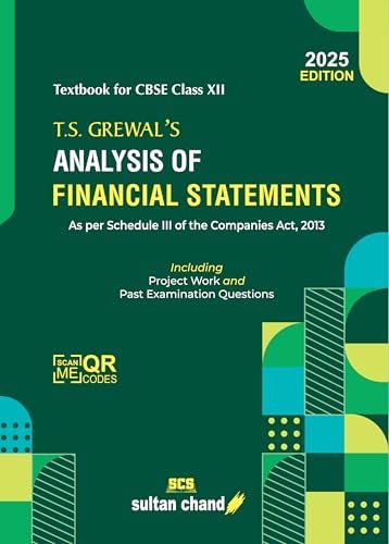T.S. Grewal's Analysis of Financial Statements: Textbook for CBSE Class ...