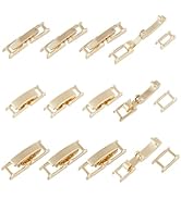 Amazon.com: SUPERFINDINGS 28Pcs 7 Sizes 10/15/16/17mm Brass Foldover ...
