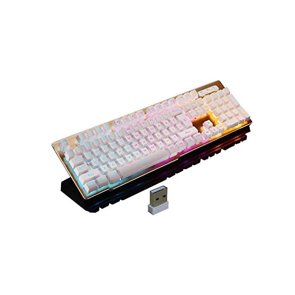 Deiog Rechargeable RGB Gaming Keyboard - Shop UK