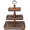 Amazon.com: 3 Tier Serving Tray [3 in 1] - Gorgeous Coffee Table Tray ...