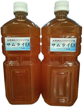 Amazon.co.jp: 【バクテリア本舗】PSB強化型「サムライEX」 水質浄化複合バクテリア液 (2L) : ペット用品