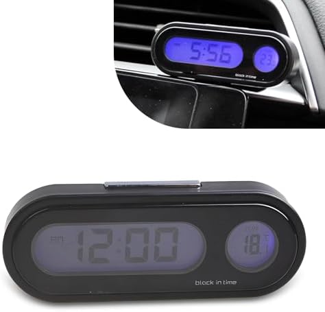 Amazon.com: icykale Pack-1 Car Digital Clock, 2.9" x 1.1" x 0.7" LCD ...