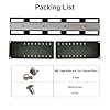 Hapidot 19 Inch Rack Mount Aluminum Din Rail Kit, Depth Adjustable ...