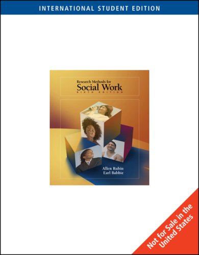 Amazon.com: Research Methods for Social Work: 9780495501725: Earl R ...