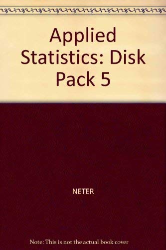 Applied Statistics: Neter, John: 9780205134861: Amazon.com: Books