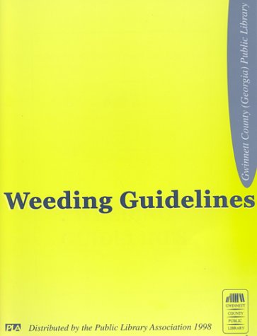 Amazon.com: Weeding Guidelines: 9780838980040: Books