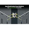 Amazon.com: GuineaLoft™ L4 Bracket Set - 4-Hole L-Shaped Bracket Set w ...