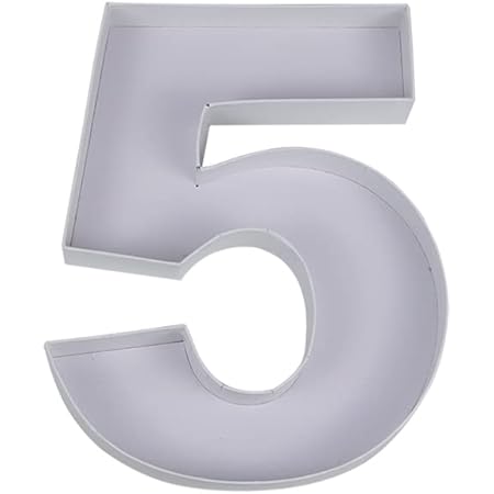 Amazon.com: Sisterly Market Cardboard Numbers, Fillable Candy Gift Box ...