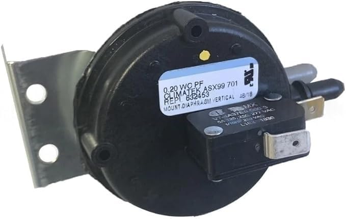 Furnace Air Pressure Switch Fits MPL MPL-9300-0.20-DEACT-N/0-SPC 0.20 ...