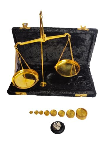 Regal Nautical Brass Tarazu/Vintage 50GM Scale with Velvet Box Vintage ...