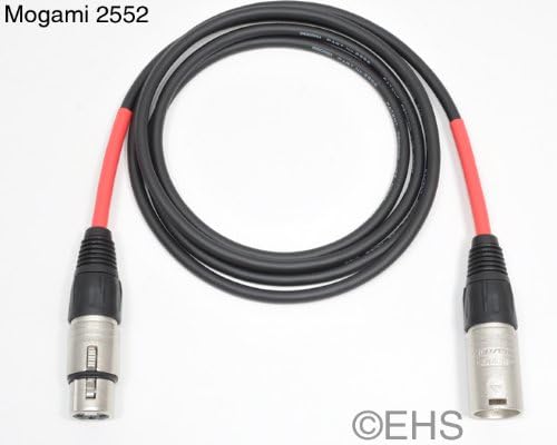 Amazon.com: Mogami 2552 Microphone cable 5 Ft, EHS-Built : Musical ...