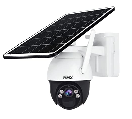 Buy RMX Kathiriyas Solar Camera 4MP | 2-Way Audio Motion Detection ...