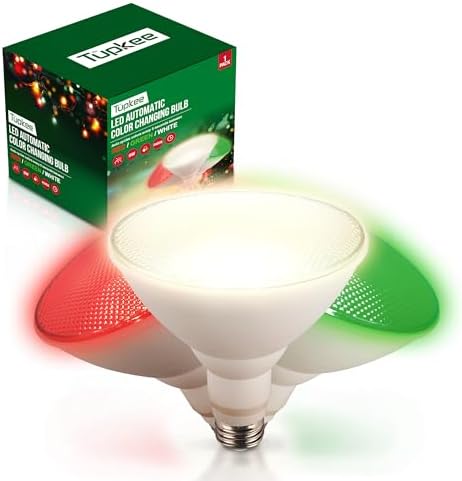 Tupkee LED Automatic Color Changing Bulb - Automatically Cycles Between ...