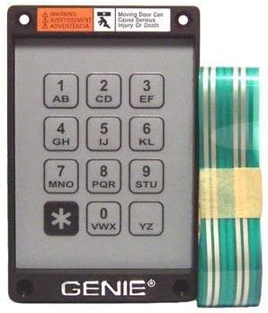 Genie Garage Door Opener KEP-1 Keyless Entry Keypad and Ribbon, Part ...
