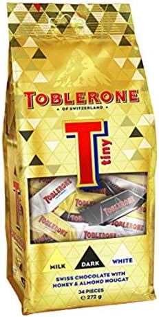 Amazon.com : Toblerone Tiny Assorted Chocolate Bars with Honey and ...