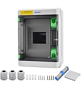 MOLLOM 2 Way Circuit Breaker MCB Distribution Protection Box with DIN ...