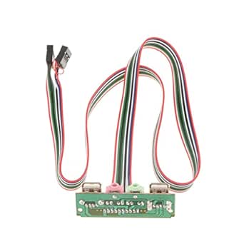 ATORSE® Pc Computer Case Front Panel Usb Audio Port Mic Earphone Cable ...