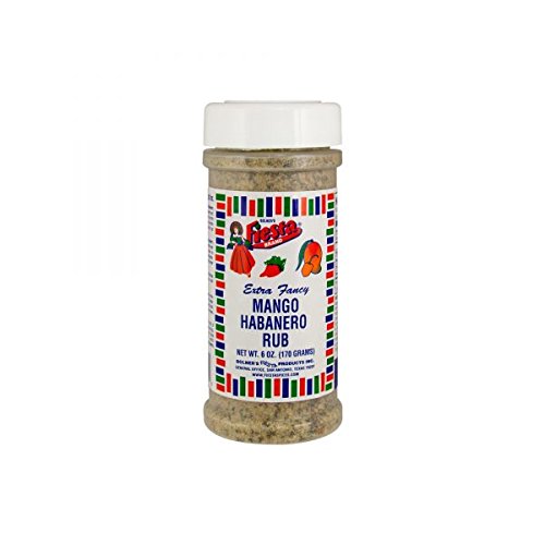 Amazon.com: Fiesta Mango Habanero Rub 6 oz (Pack of 3)