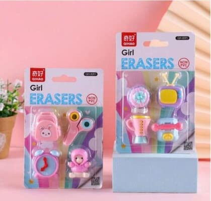 ARPIT MART Girl Erasers for Kids Different Shapes for Girls and Boy ...