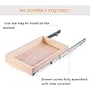 Amazon.com: Mulush Pull Out Cabinet Organizer, Soft Close Slide Out ...