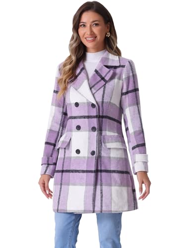 Best Women's Check Wool Coats to Elevate Your Winter Wardrobe - Totally ...