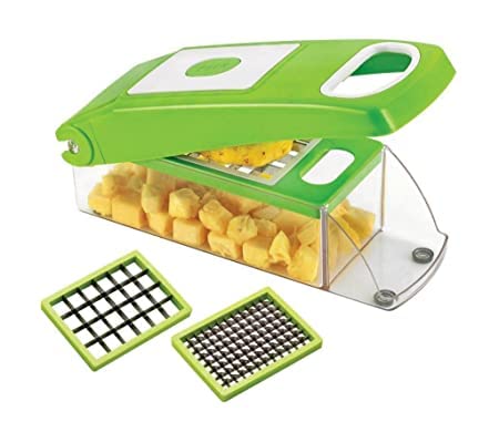 shopsidex 2 in 1 Multipurpose Vegetable and Fruit Chopper Chipper Dicer ...