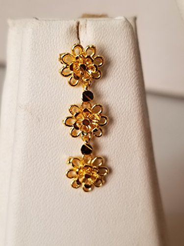 Buy SOM Maharashtrian Bakuli Haar 18" Gold Plated Strand Necklace Set ...