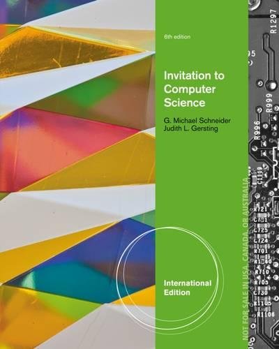 Amazon.com: Invitation to Computer Science, International Edition ...