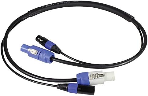Amazon.com: Blizzard 10ft PowerCon plus 3-Pin DMX Combo Cable - New ...