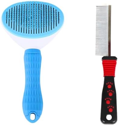 Buy Emily Pets Dog Grooming Kit, Multi-Color, 2-Pack: Slicker Brush ...