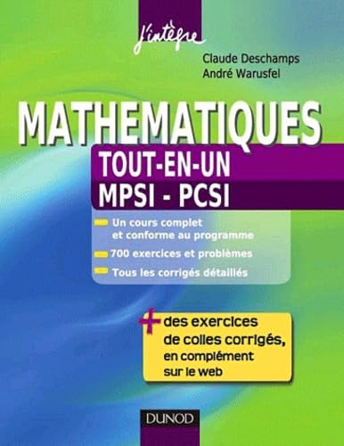 Amazon.co.jp: Mathématiques tout-en-un MPSI-PCSI - 2ème édition - Le ...