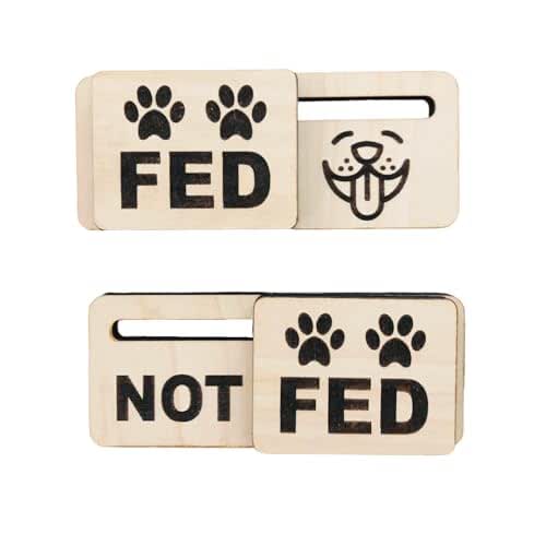 Amazon.com: DOG FED Not FED EZSlide tracker - Dog Face (Magnets ...