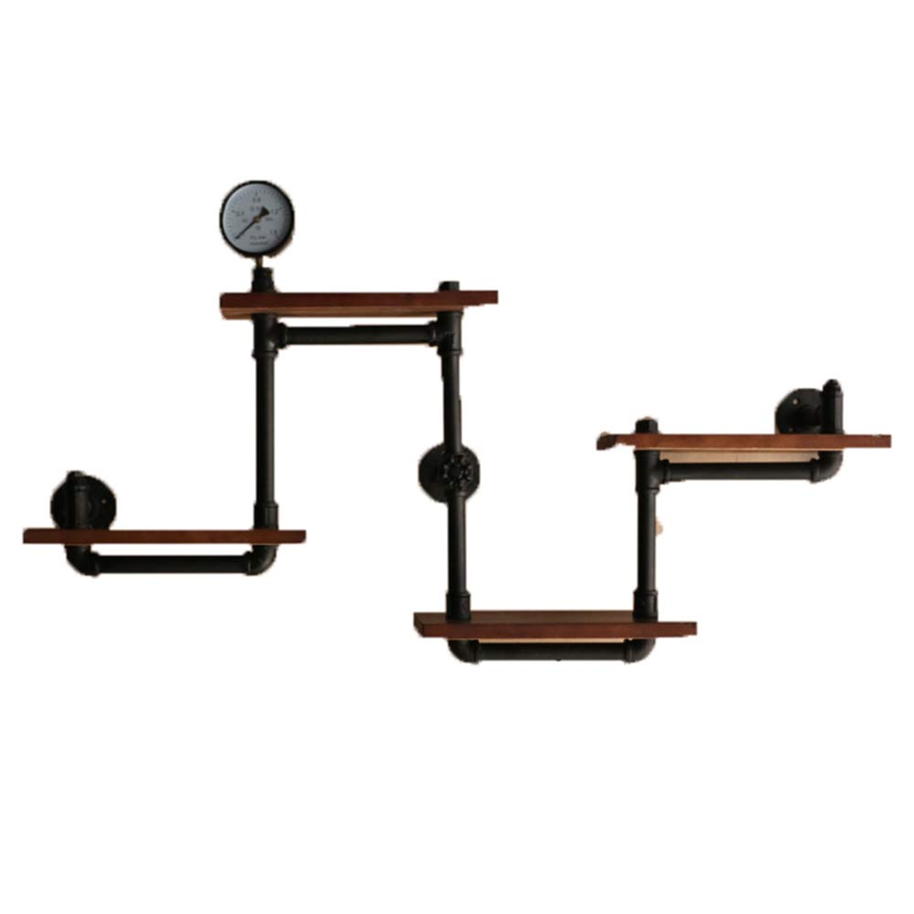 Buy Bookshelf YNN Industrial Retro Pipe Shelving Storage Racks Rustic ...