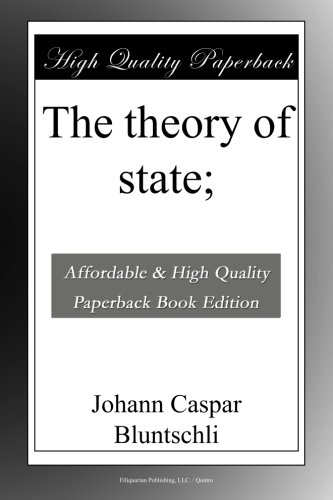 The theory of state; : Amazon.in: Books