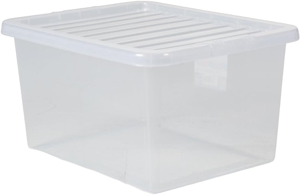 Matangi Plus Large Plastic Storage Box With Lids | 25L, 32L, 37L, 45L ...
