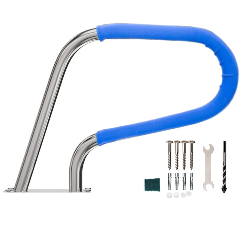 Unkle Metal Swimming Pool Handrail 30x22 Inch Pool Rail 250lbs ...