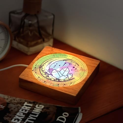 Amazon.com: PYD Life 6 Pack Sublimation Night Lights Blanks LED Glass ...