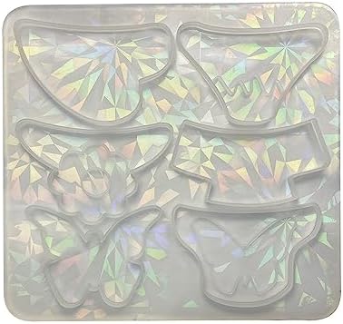 Amazon.com: Hair Claw Clips Resin Molds Epoxy Silicone Mold Hairpin ...