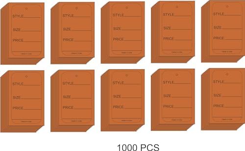 DEEPTAGS Paper Price MRP Tag Labels with Black Loop Pins, 300 PCS ...