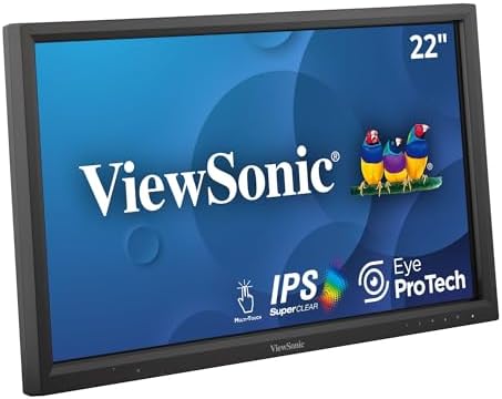 Amazon.com: ViewSonic TD2223 22 Inch 1080p Touch Screen Monitor, 10 ...