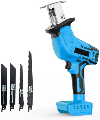 RONTALY Cordless Saw with Clamping Jaw, 0-3500RPM Variable Speed, 4 Saw ...