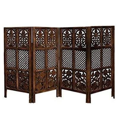 IRONIC HOUSE Leaf Design Decor Wooden Partition Modern Room Separator 6 ...